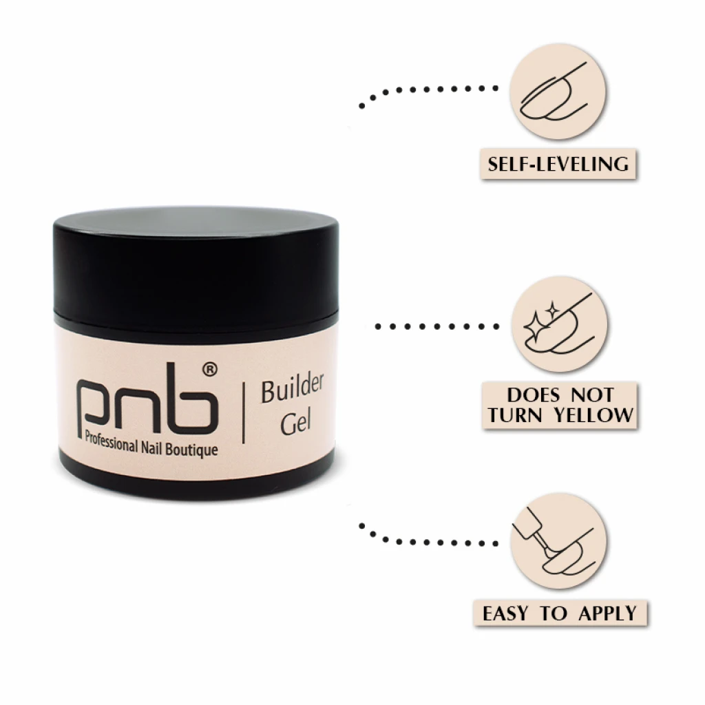 PNB UV/LED Builder Gel, Pink Matchatte, 5 мл, рожевий, купити – PNB